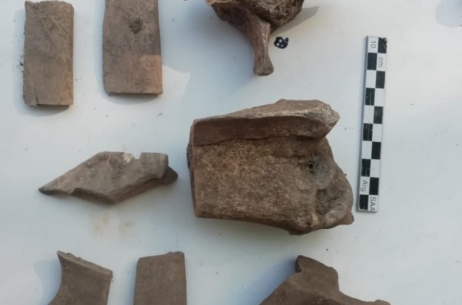 Encuentras restos óseos humanos y materiales de La Aguada en Valle ...