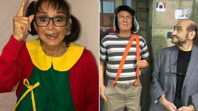 El reencuentro de La Chilindrina y el señor Barriga de “El Chavo del ...