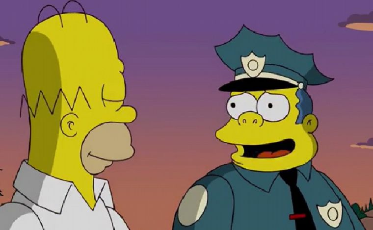 La campaña cuartetera de la Policía ya tiene su versión de Los Simpson ...