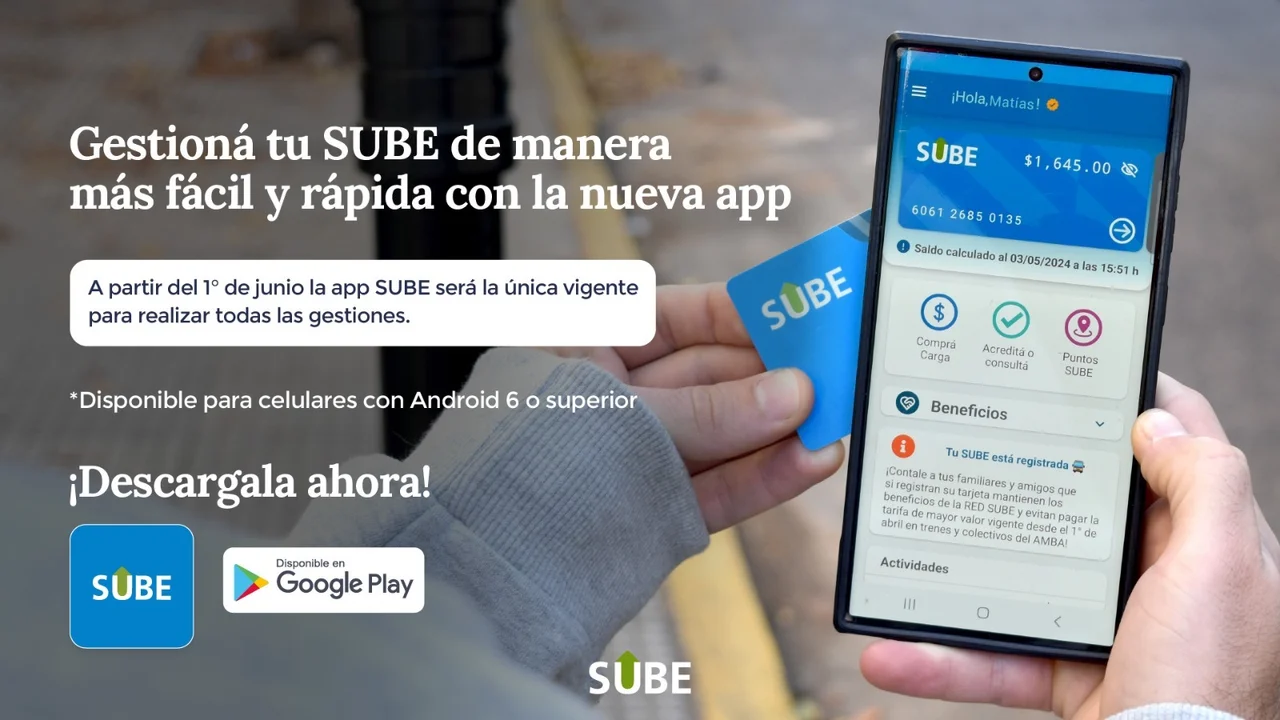 App SUBE: ¿cuándo empieza a funcionar? - La Unión Digital