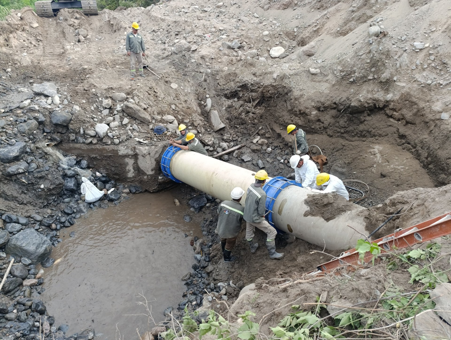 Finalizó la reparación de la cañería en el Acueducto Pirquitas ...